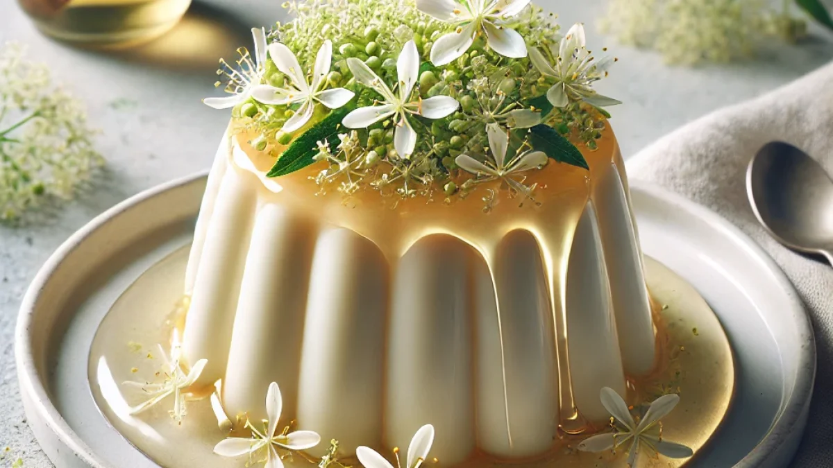 Elderflower Panna Cotta - Flavelo