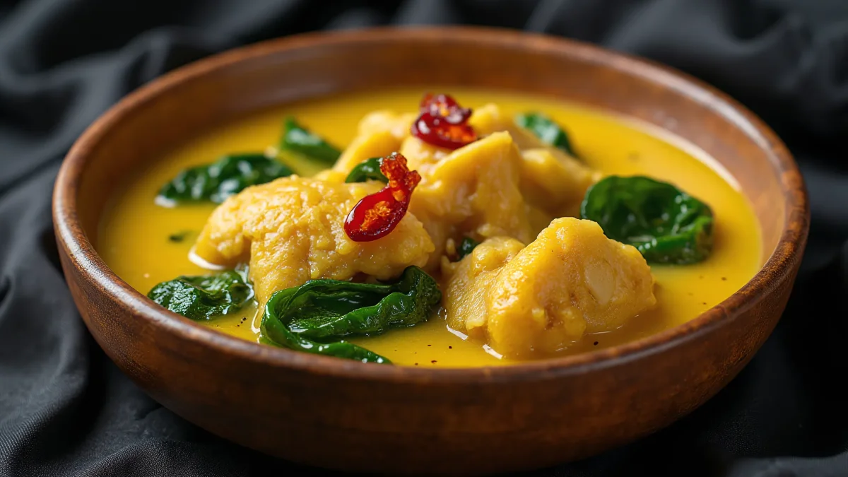 Nigerian Egusi Soup with Chicken - Flavelo