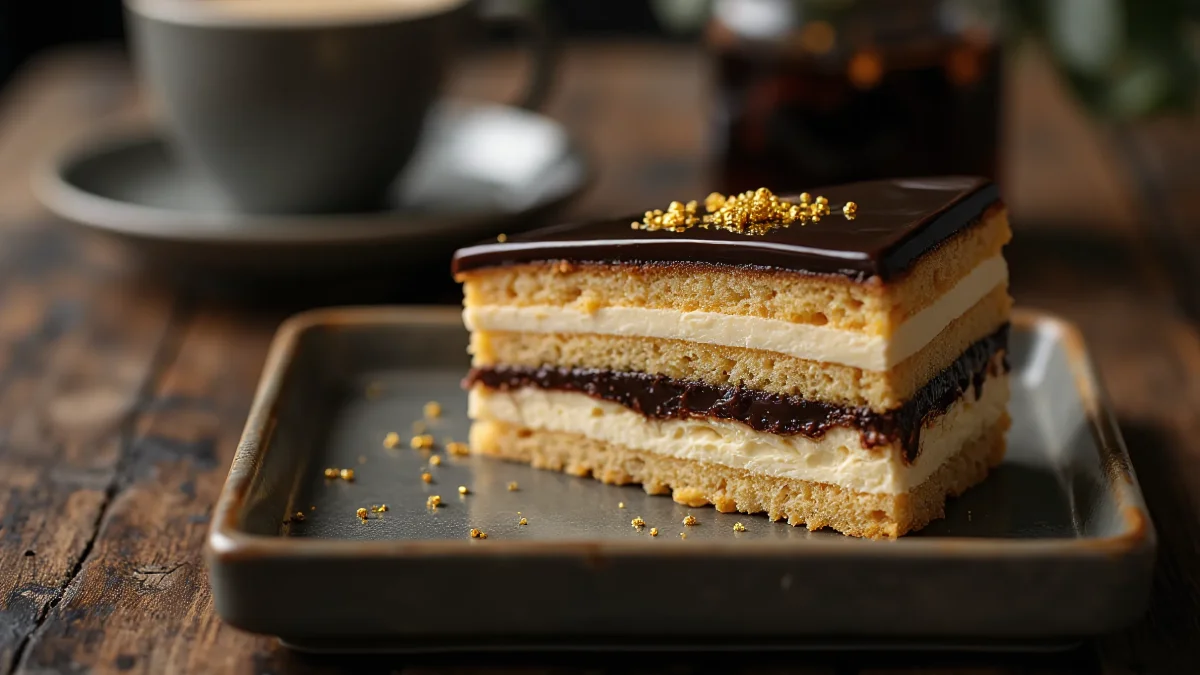 Classic French Opera Cake - Flavelo